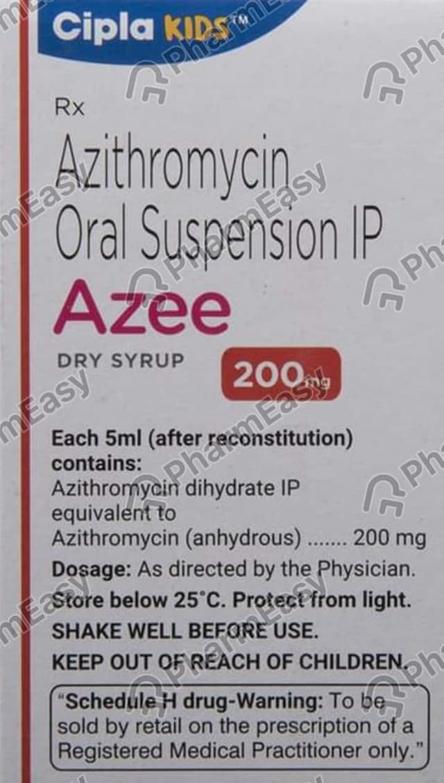 Azee 200 MG Dry Syrup (15): Uses, Side Effects, Price, Dosage ...