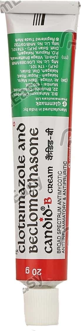 Candid B Cream 20gm: Uses, Side Effects, Price, Dosage & Composition ...