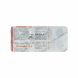 Primodil 2.5 MG Tablet (10): Uses, Side Effects, Price, Dosage ...