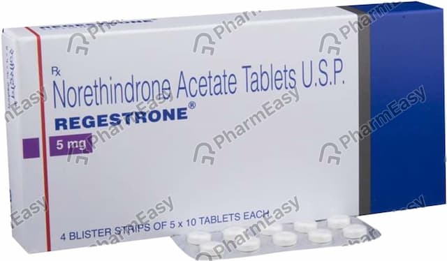 Regestrone 5 MG Tablet (10): Uses, Side Effects, Price, Dosage ...