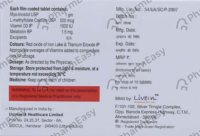 Ovasital F Strip Of 10 Tablets: Uses, Side Effects, Price, Dosage ...