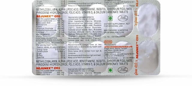 Buy REJUNEX CD3 TAB Online & Get Upto 60% OFF at PharmEasy